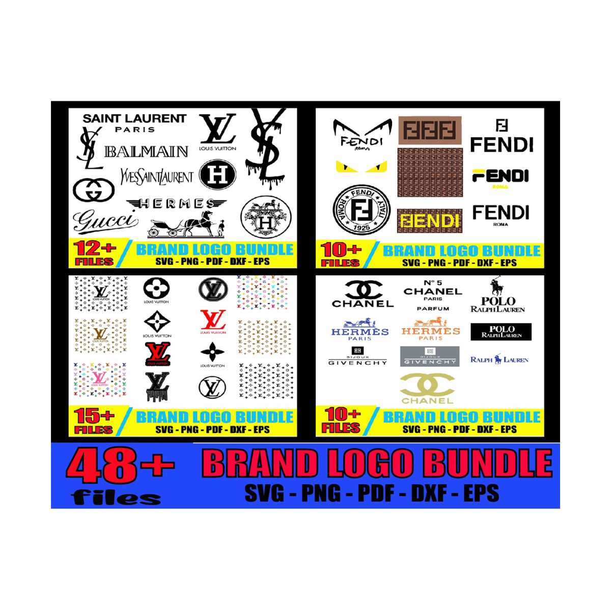 Brand Logo Svg Bundle, Brand Logo Svg | Inspire Uplift