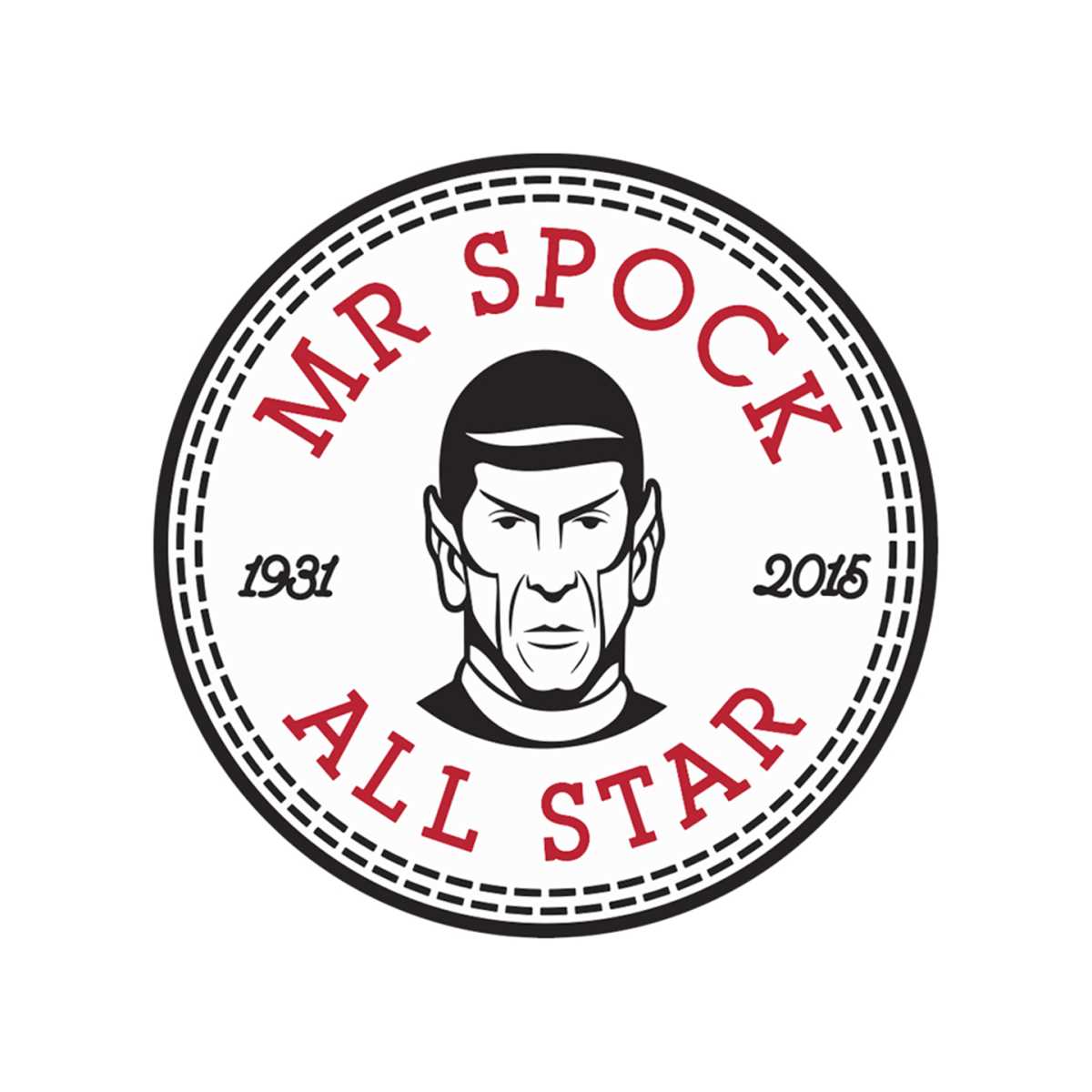 Mr Spock All Star Converse Logo Star Trek 1931 2015 Famous P - Inspire ...