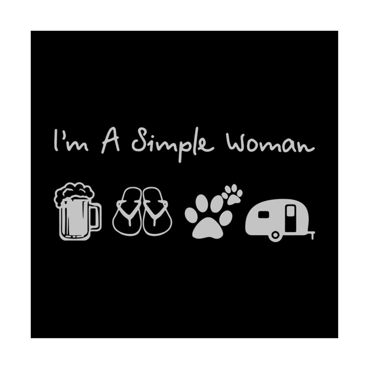 I am a simple woman svg, simple woman, woman svg, woman shir - Inspire ...