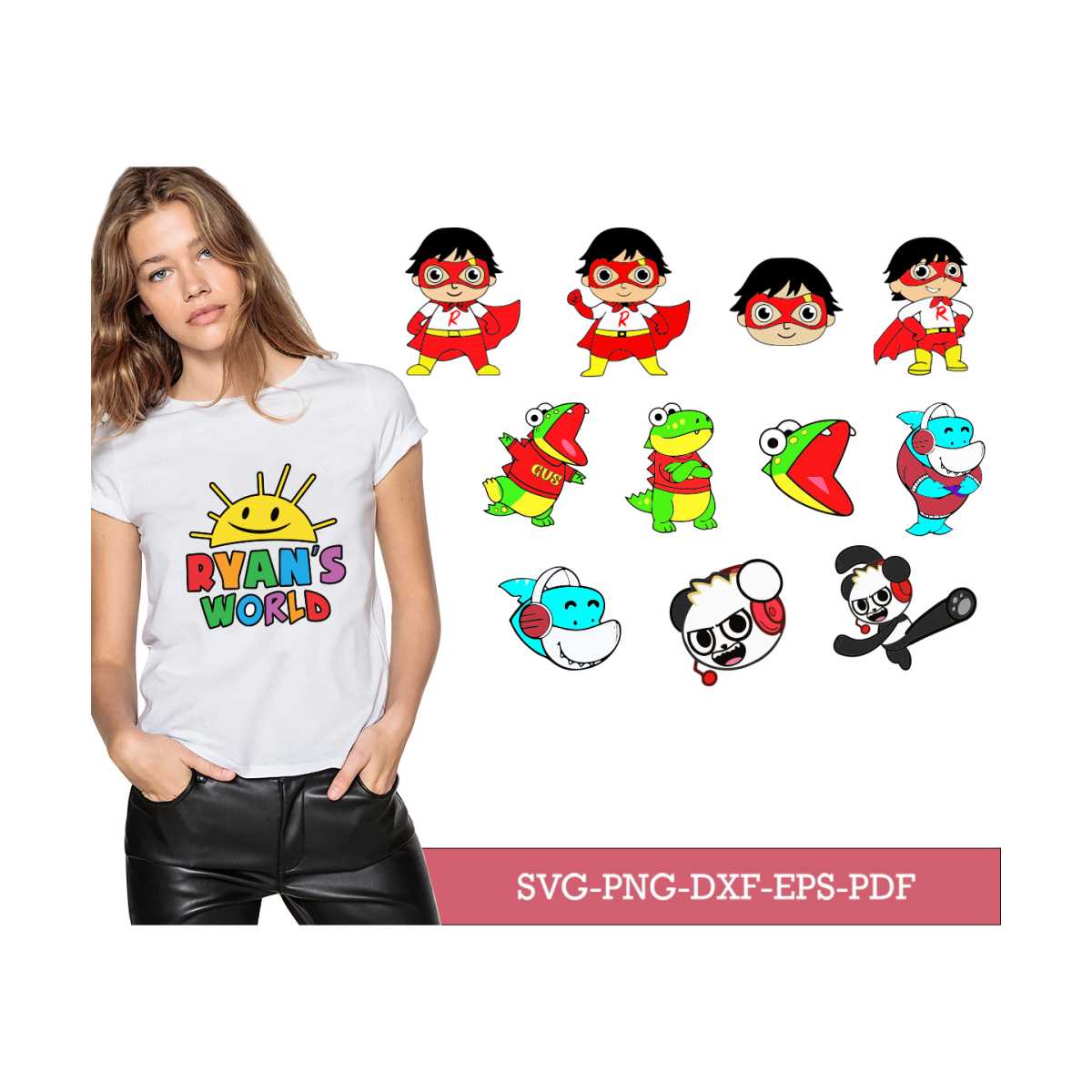 Ryans World Bundle Svg, Bundle Logo Svg, Brand Logo Svg, Log | Inspire ...