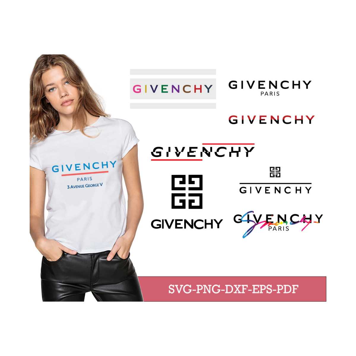 Givenchy Logo Bundle Svg, Bundle Logo Svg, Givenchy Logo Svg - Inspire ...