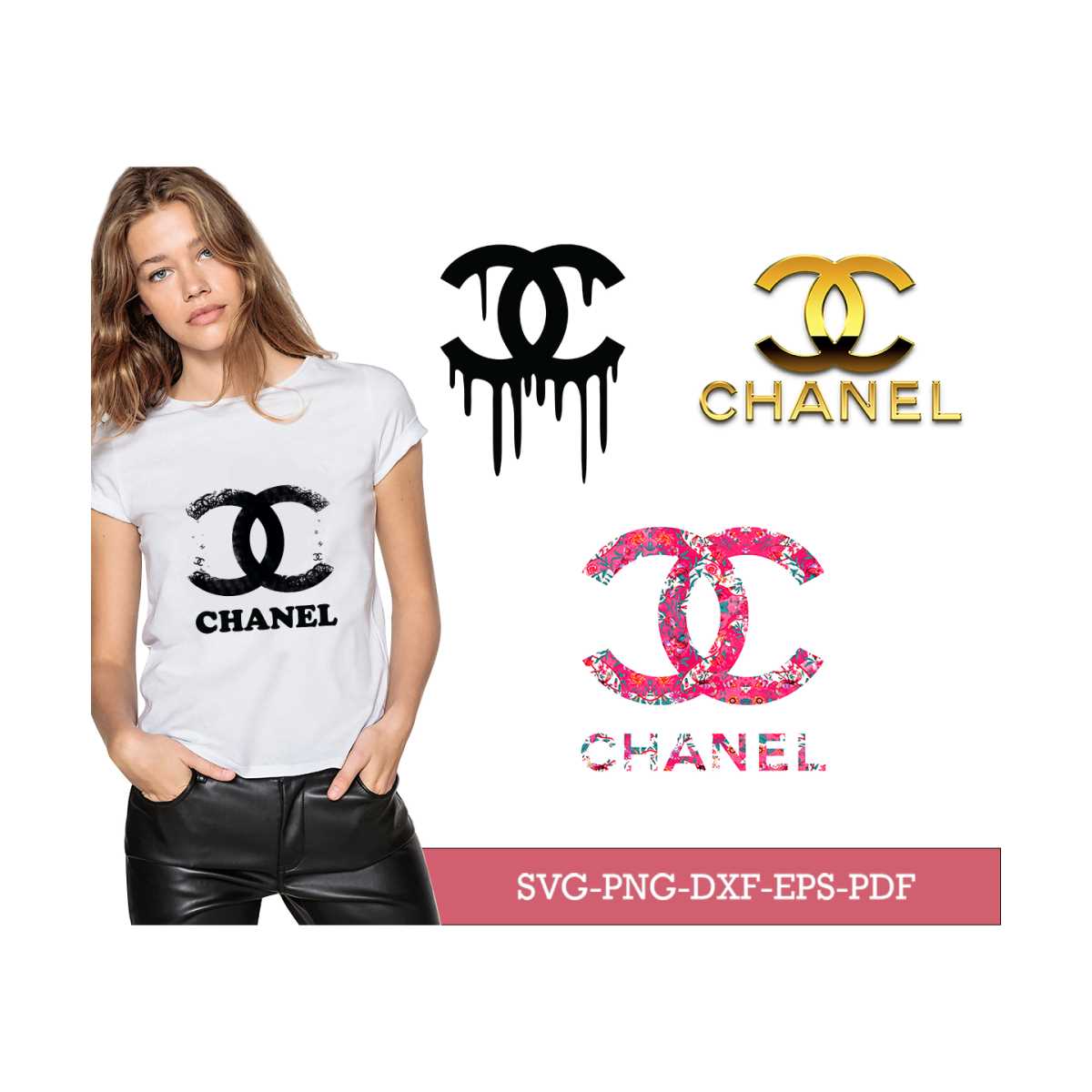 Chanel Logo Bundle Svg, Bundle Logo Svg, Chanel Logo Svg, Ch - Inspire ...