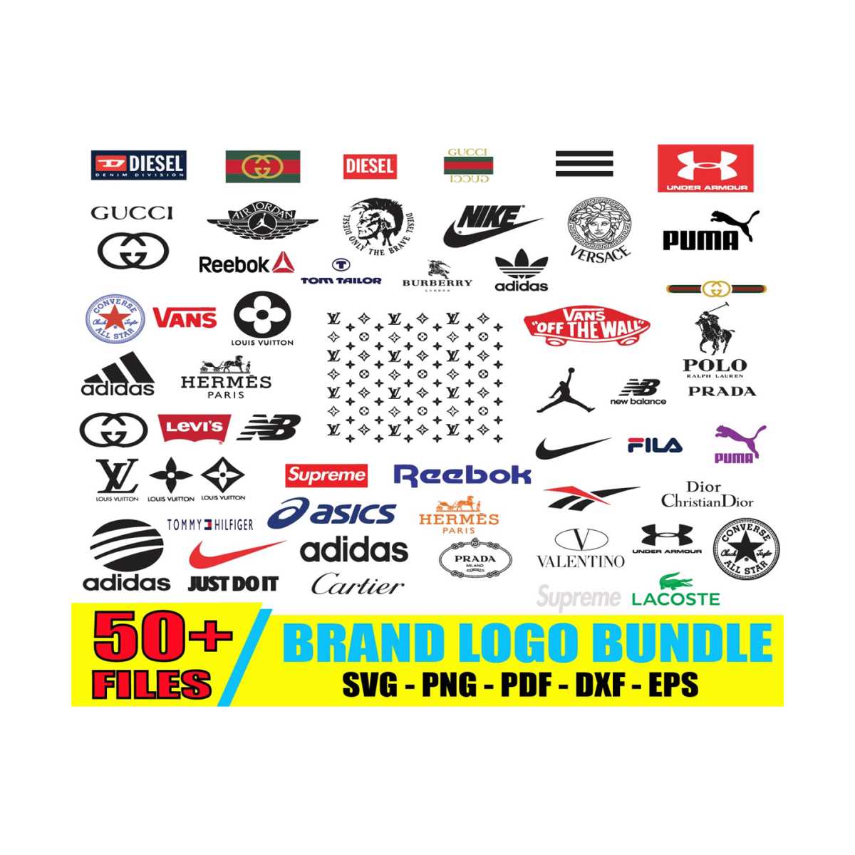 Logo Brand Svg Bundle, Brand Logo Svg | Inspire Uplift