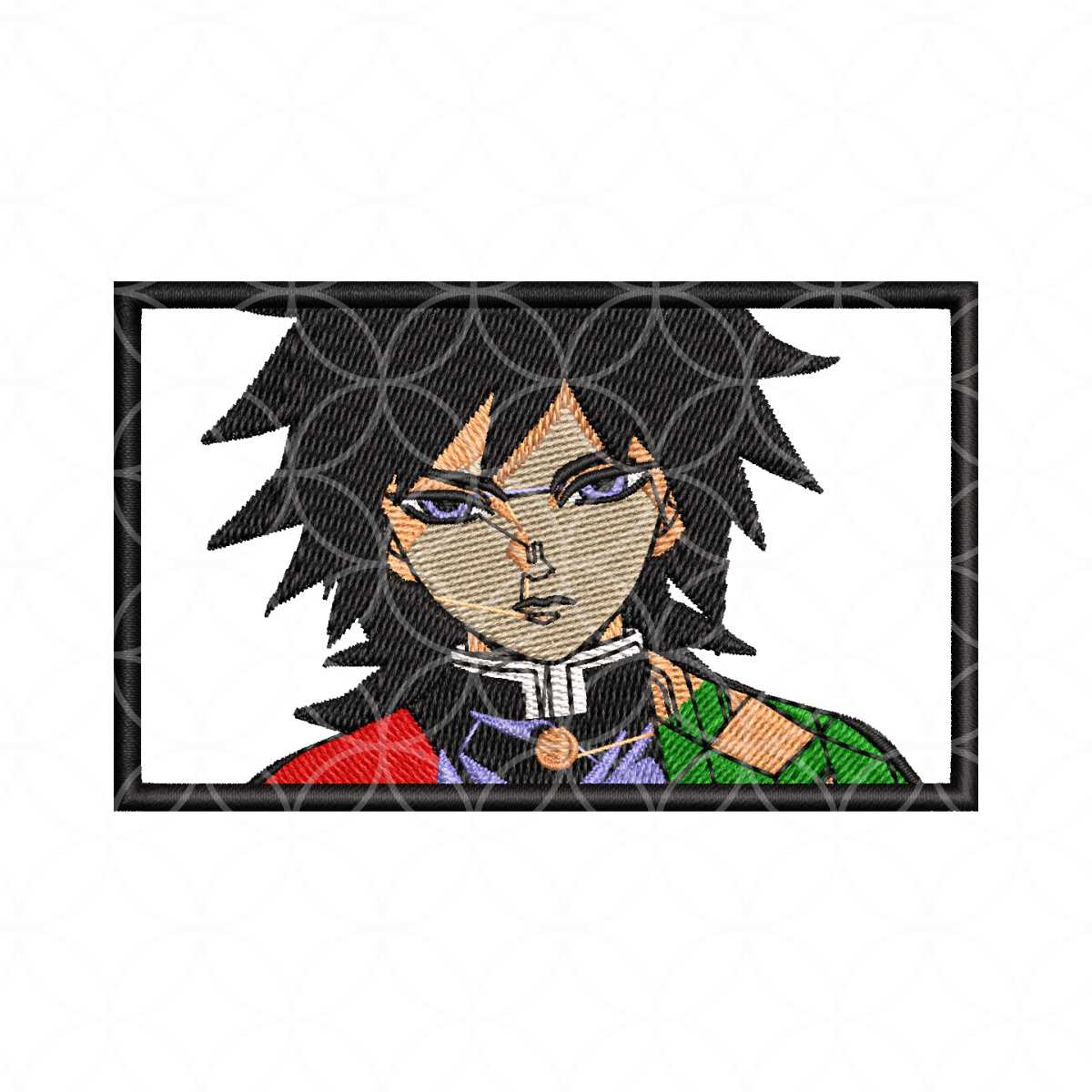 Tomioka Giyu Embroidery Design Kimetsu No Yaiba Anime Embroi | Inspire ...