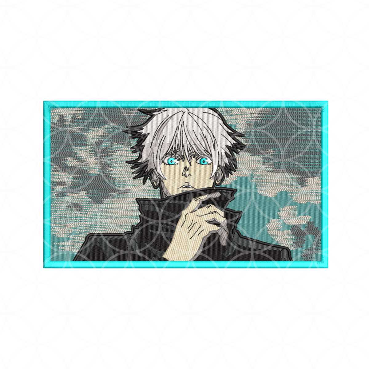 Anime Jujutsu Kaisen Gojo Satoru Embroidery Design File - Inspire Uplift