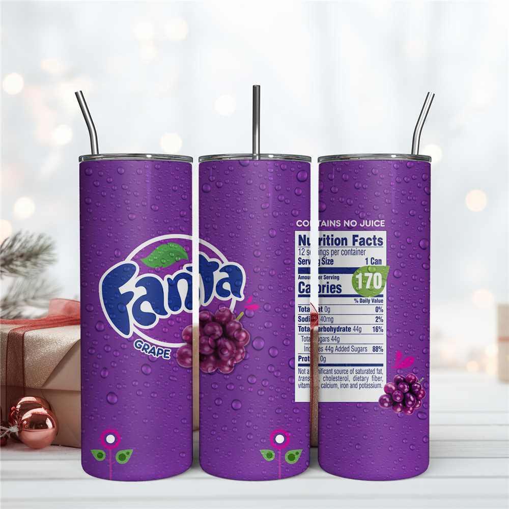 Fanta Grape 20Oz Tumbler Wrap, Digital Download PNG, Sublimi | Inspire ...