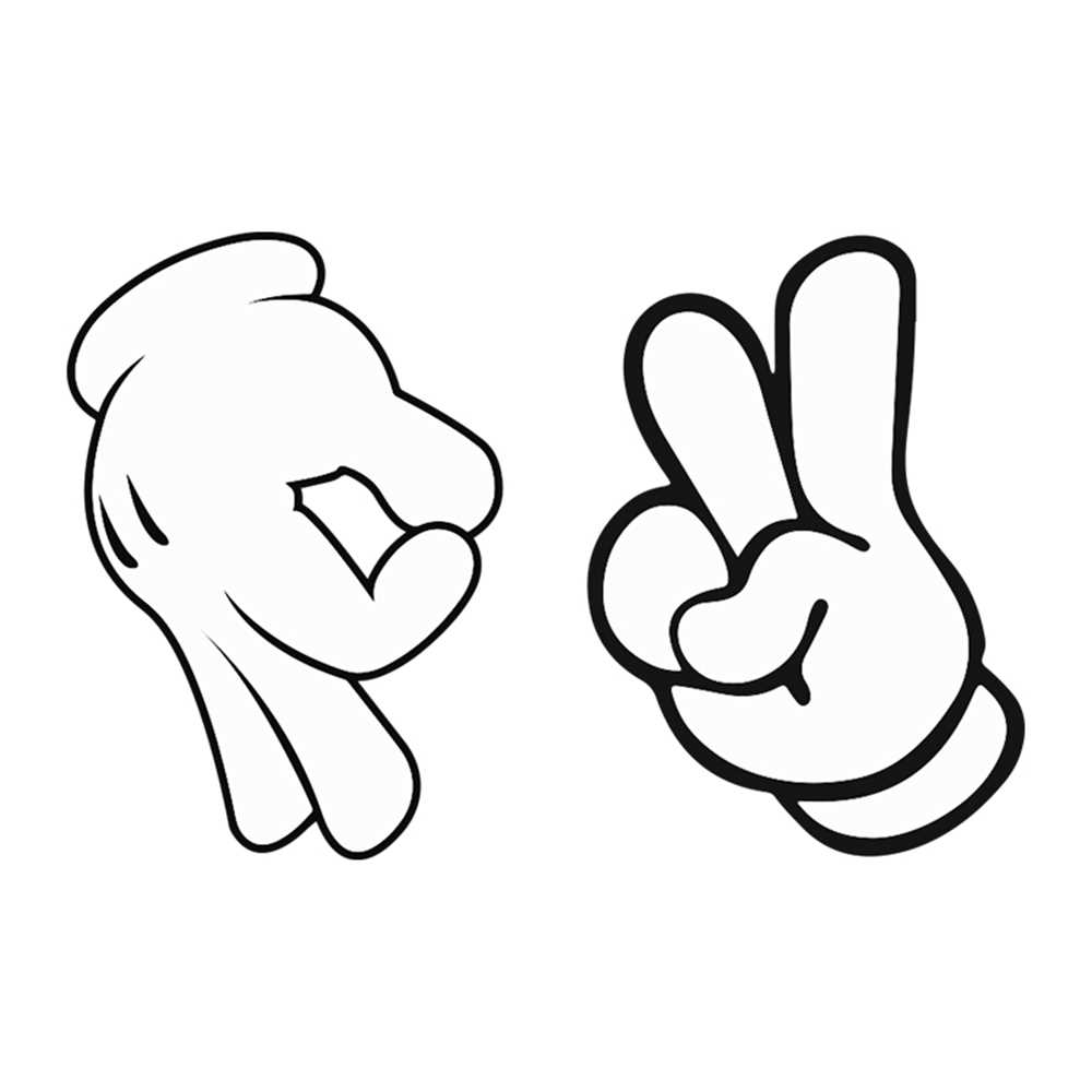 Gottem Mickey Mouse Hands Peace Sign svg, Disney Svg, Mickey | Inspire ...