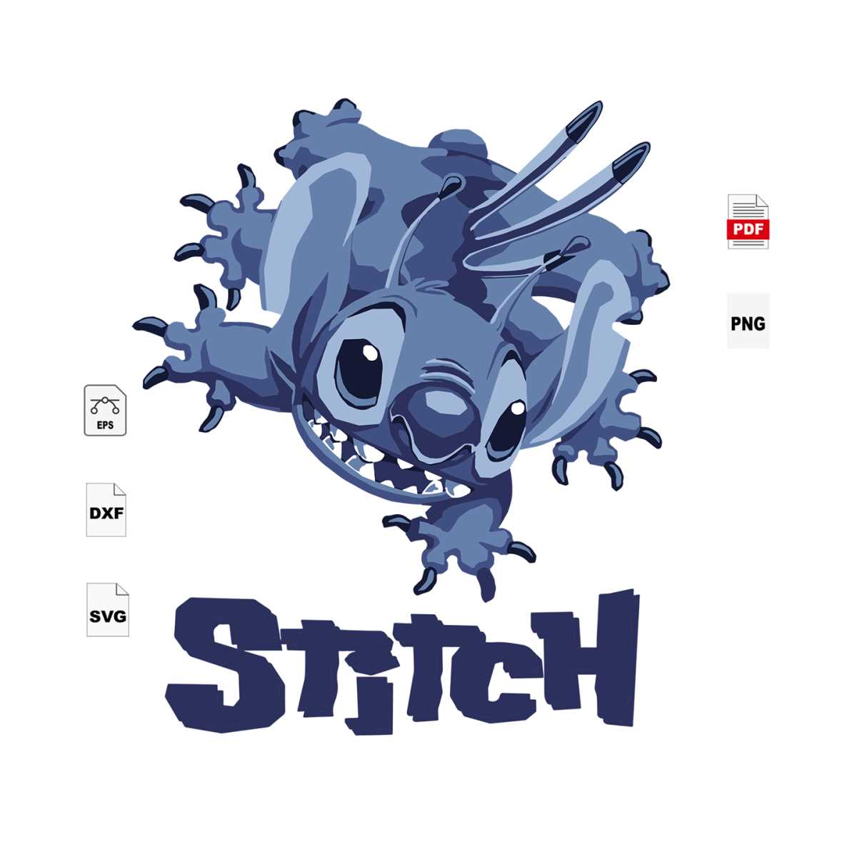 Stitch Disney, Stitch svg, Stitch killer vector svg, hallowe | Inspire ...