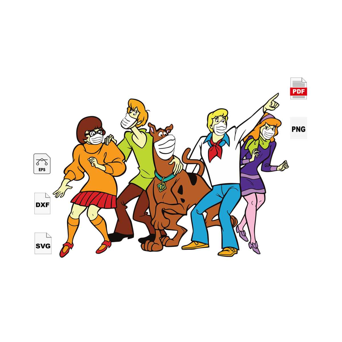 Scooby Doo And Friends, Scooby Doo Svg, Scooby Doo Vector, S | Inspire ...