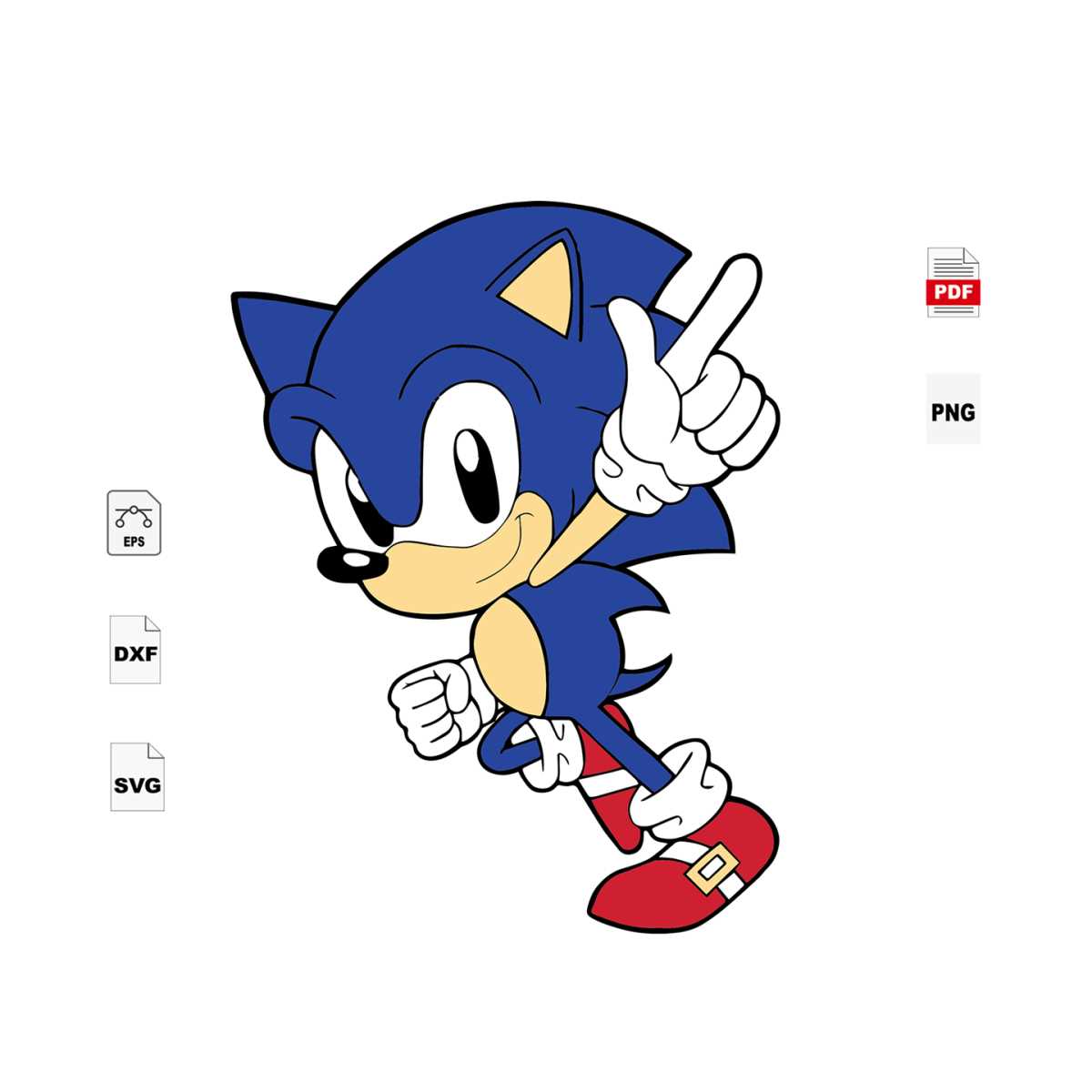 Sonic The Hedgehog, Sonic, Sonic Svg, Sonic Vector, Sonic Sh | Inspire ...