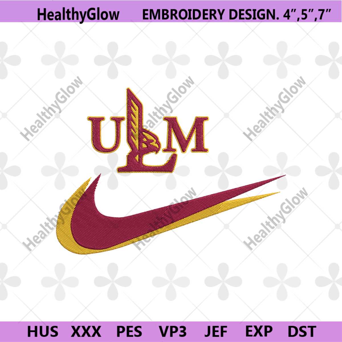 UL Monroe Warhawks Double Swoosh Nike Logo Embroidery Design | Inspire ...