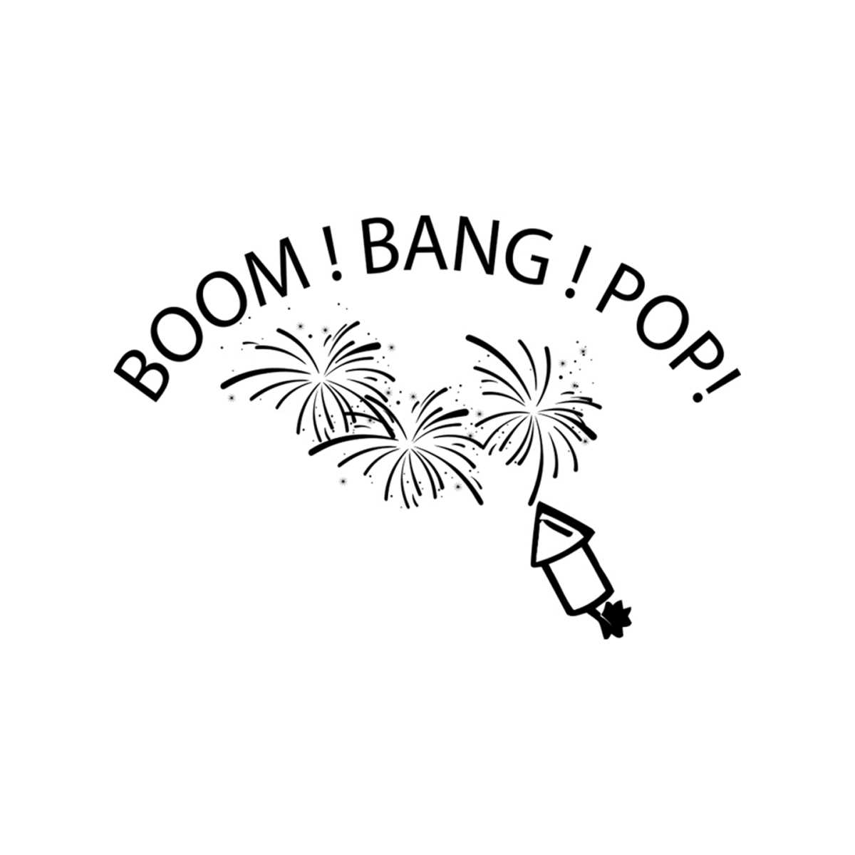 Boom bang pop svg | Inspire Uplift