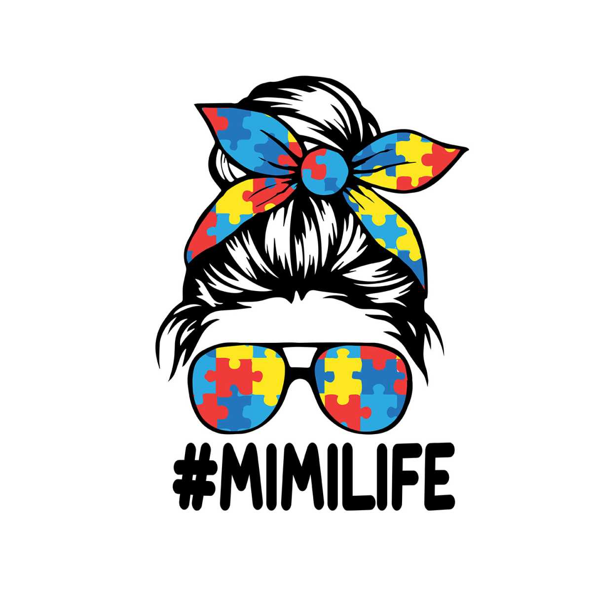 Autism Mimi Life Svg, Autism Svg, Mimi Life Svg, Autism Mimi | Inspire ...