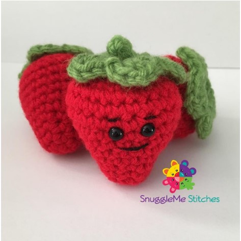 Stanley the Strawberry Amigurumi Crochet Patterns, Crochet P - Inspire ...