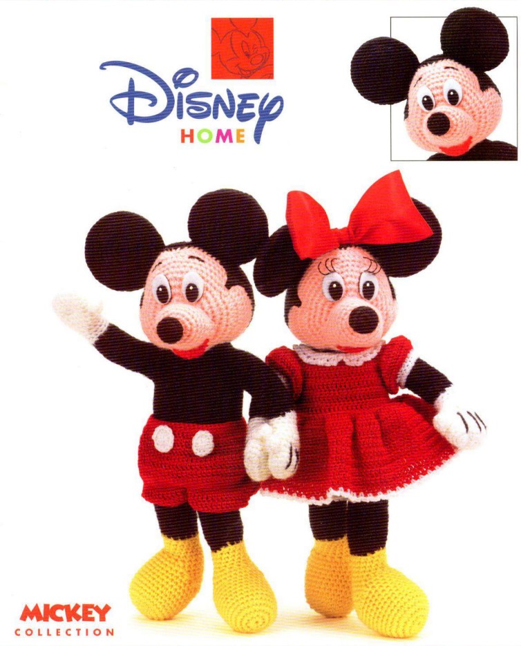 Mickey mouse doll Amigurumi PDF Pattern toys patterns | Inspire Uplift