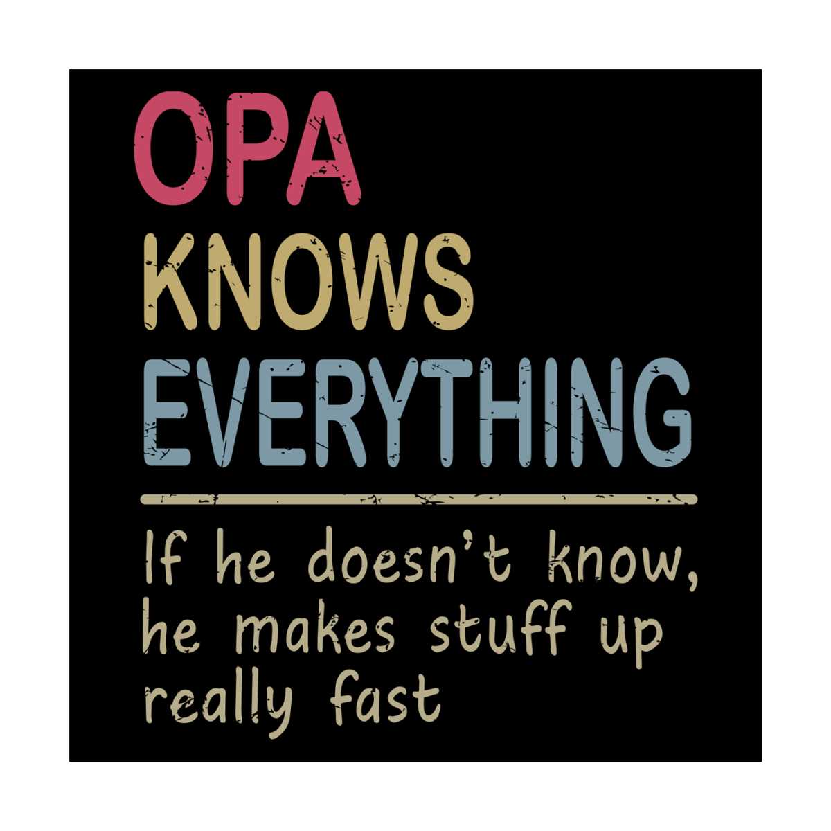 Opa Knows Everything Svg, Family Svg, Mens Opa Svg, Know Eve - Inspire ...