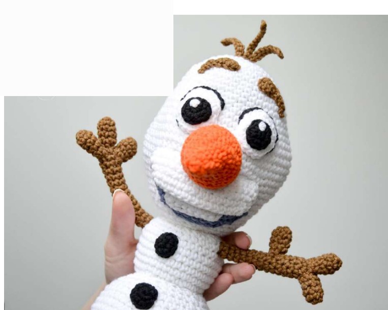 Olaf Snowman Amigurumi PDF Pattern toys patterns | Inspire Uplift