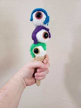 Eye Scream Monster Cone Amigurumi | Inspire Uplift