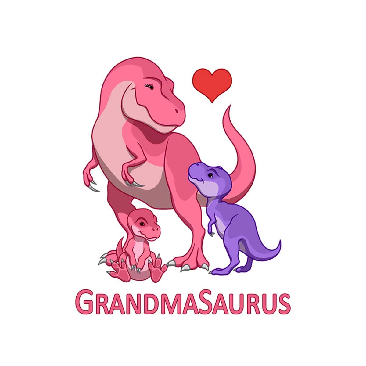 GrandmaSaurus T Rex Dinosaur and Grandchildren svg, Family S | Inspire ...