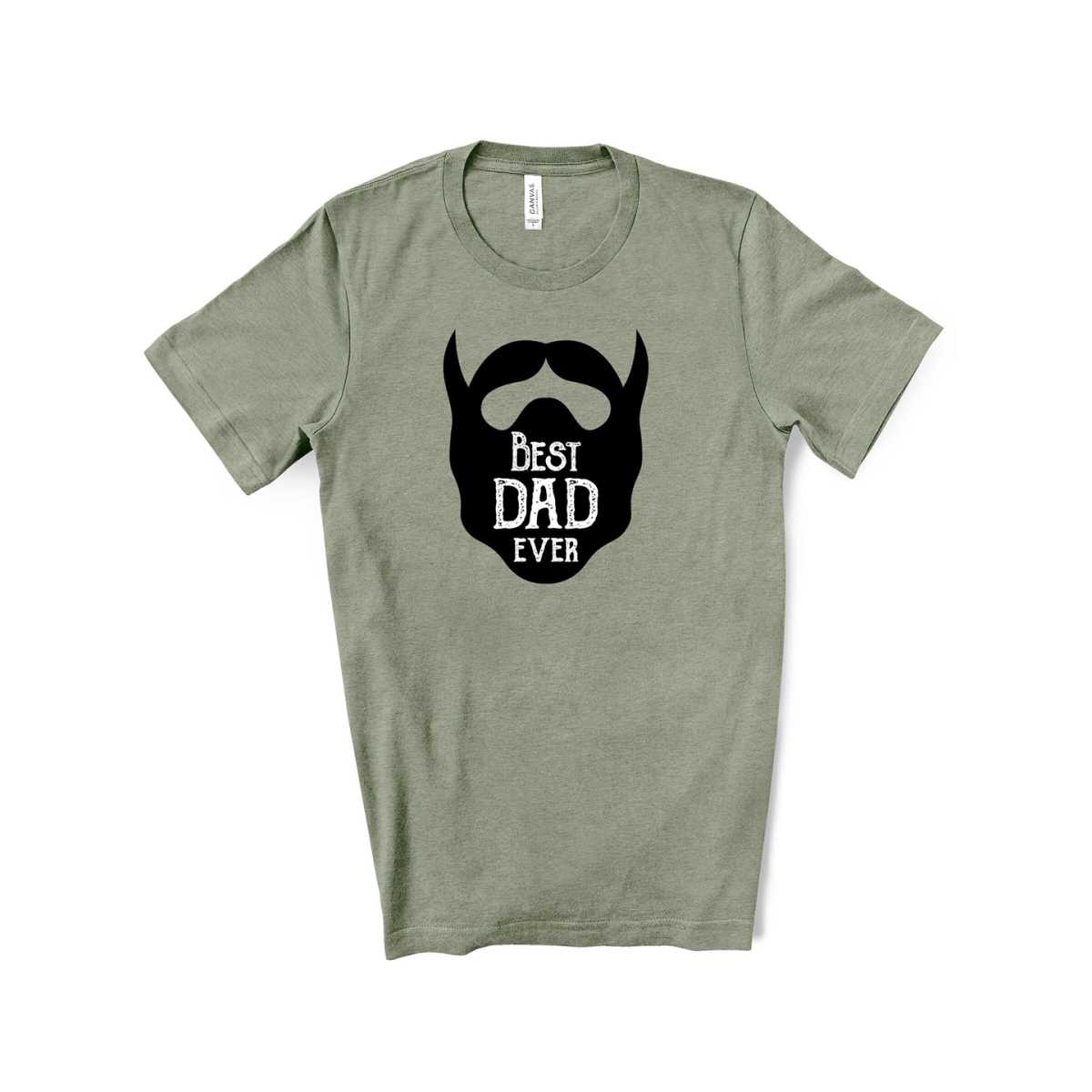 Dad Tee, Shirt for Bearded Dad, Best Dad Ever Beard Design o | Inspire ...