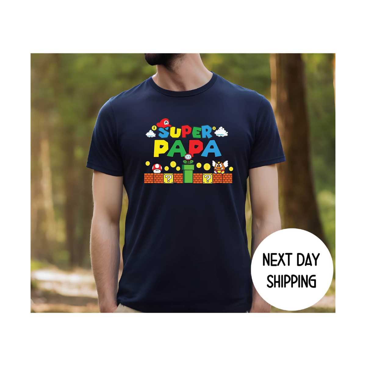 Super Hero Papa Shirt ,Super Papa Shirt , Funny Papa Grandpa - Inspire Uplift