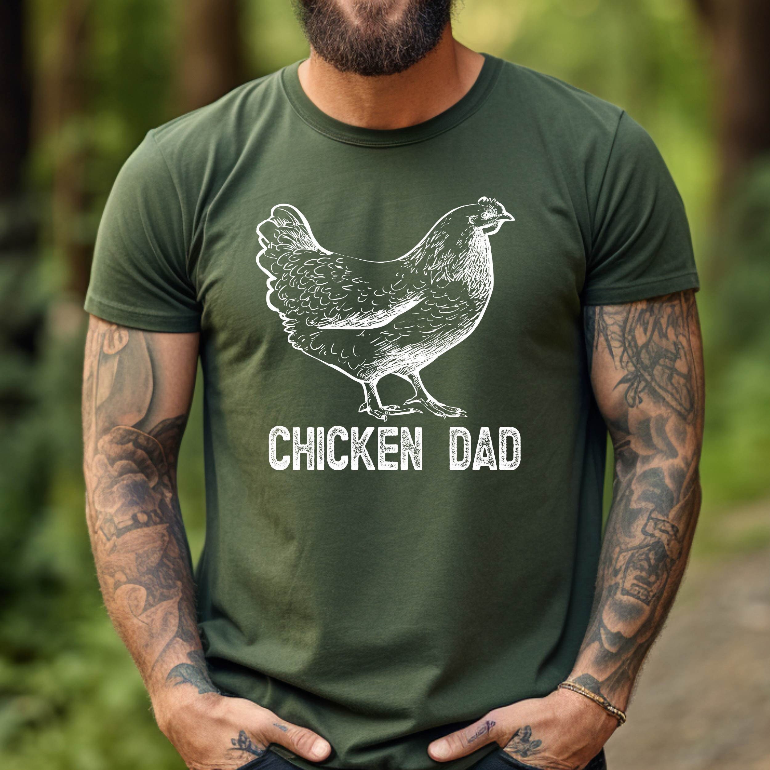 Chicken Dad Shirt, Farm Shirt for Men,Gift for Chicken Lovin | Inspire ...