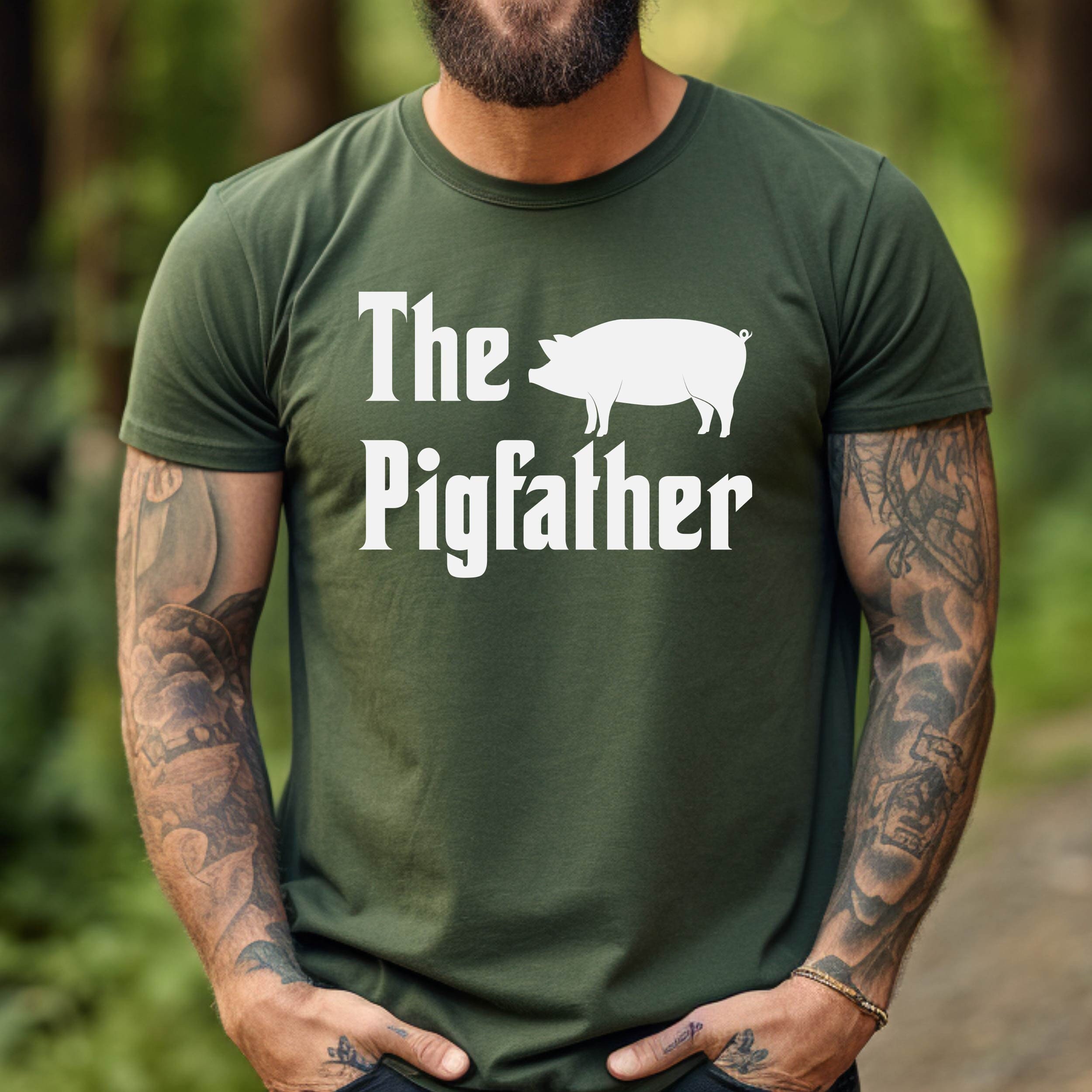 Pig Dad T Shirt, Funny Pig Shirt , Pig Shirts for Men, Pig T | Inspire ...