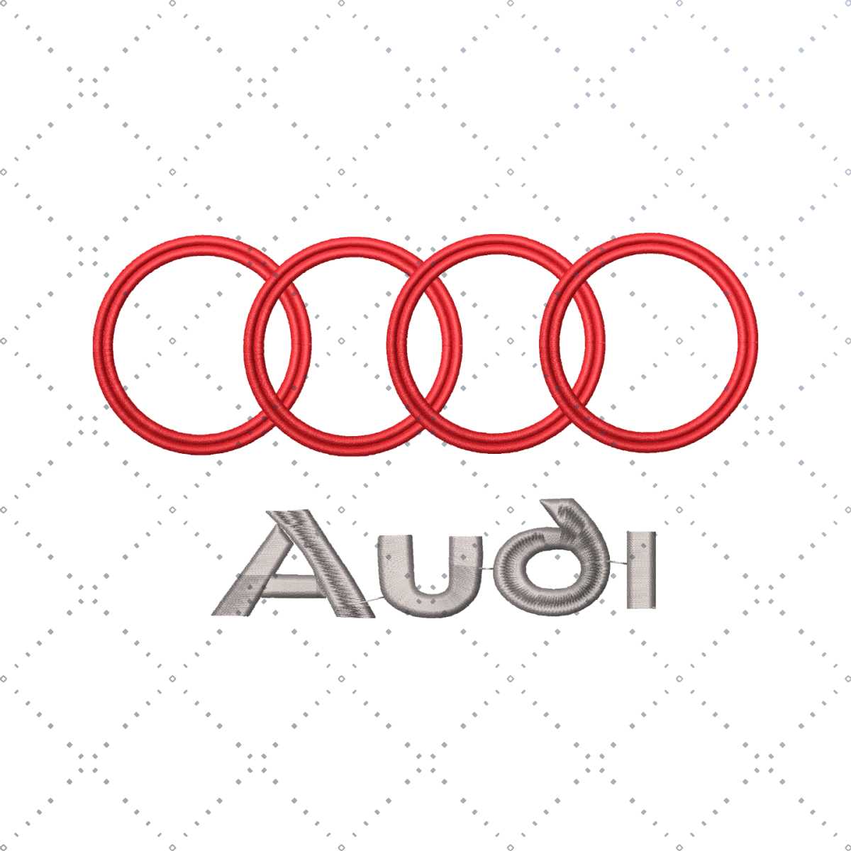 Red Logo Audi Car Logo Embroidery Download File Logo Car Emb - Inspire ...