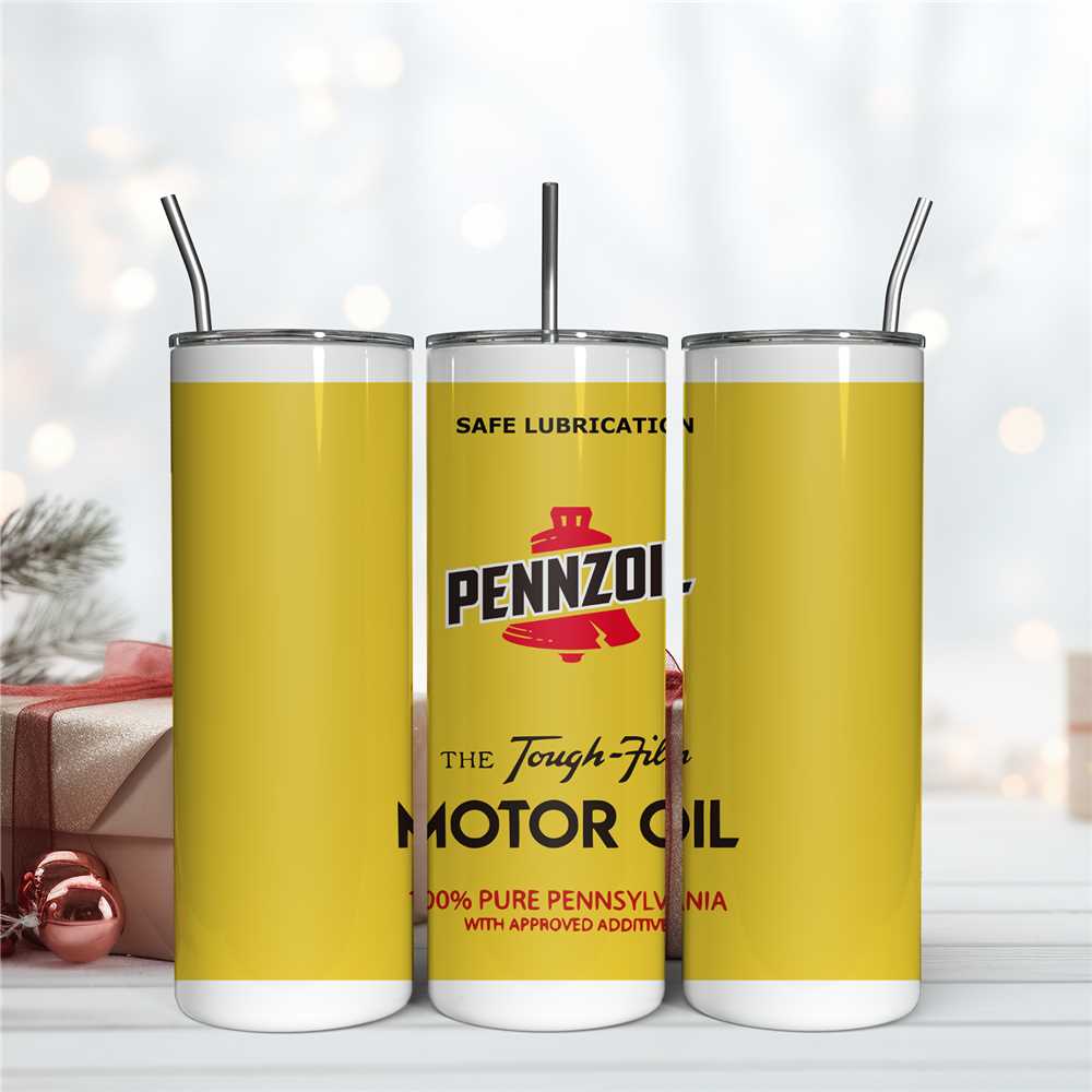 Pennzoil Motor Oil 20Oz Tumbler, Pennzoil Sublimation Design | Inspire ...