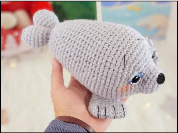 Chubby seal Amigurumi Crochet Patterns, Crochet Pattern | Inspire Uplift