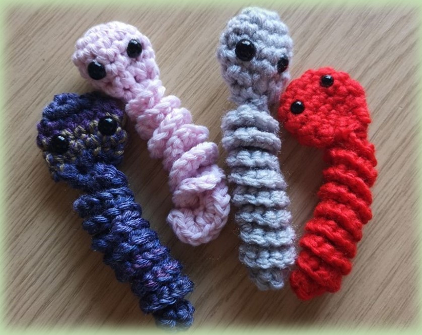 Safe Worry Worm Amigurumi Crochet Patterns, Crochet Pattern | Inspire ...