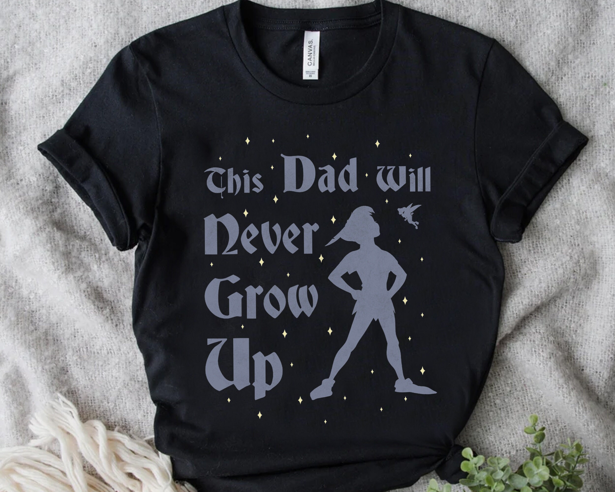 Disney Fathers Day Peter Pan This Dad Will Never Grow Up Gra | Inspire ...