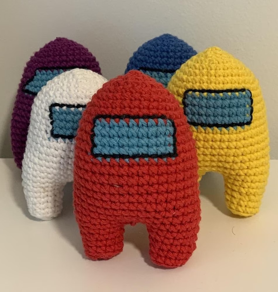 Among Us character toy, Amigurumi Crochet Patterns, Crochet | Inspire ...