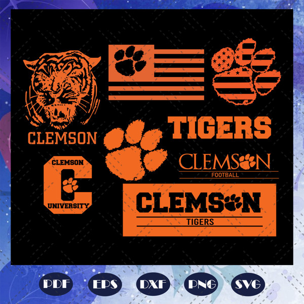 Clemson Tigers svg, Clemson Tigers, Clemson svg | Inspire Uplift