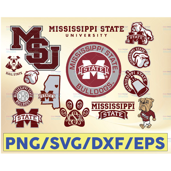 Mississippi State Bulldogs, Mississippi State Bulldogs Svg, - Inspire ...