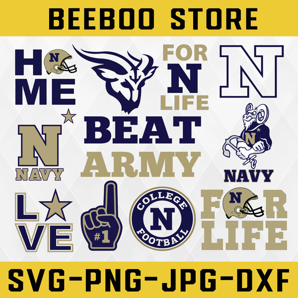 Navy Midshipmen Svg, Navy Midshipmen Logo, NCAA Svg, Sport S | Inspire ...