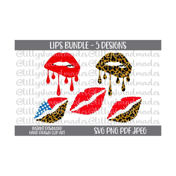 Lips Svg, Dripping Lips Svg, Kiss Svg, Biting Lips Svg, Lips - Inspire ...