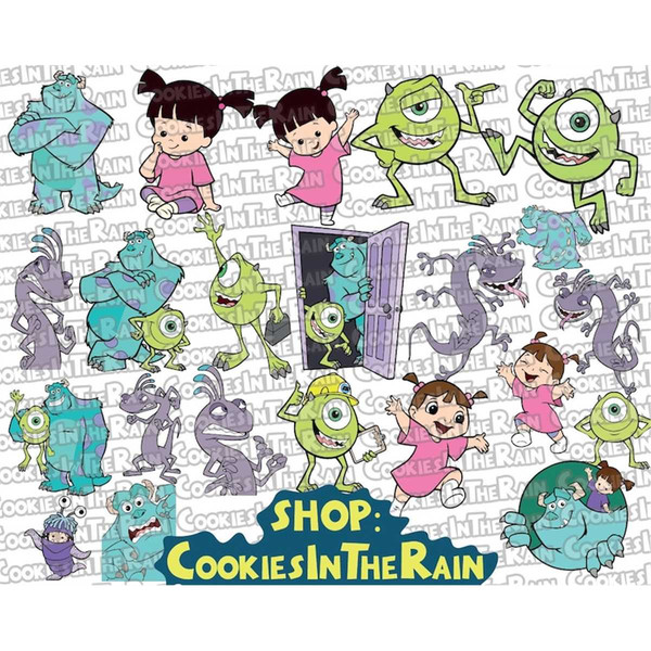 Monsters Inc SVG, Monsters Inc Png Svg, Mike Sully SVG, Mons | Inspire ...