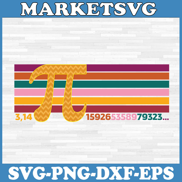 Vintage Pi Day Svg, Funny Math Svg, Math Teachers Svg, Retro | Inspire ...