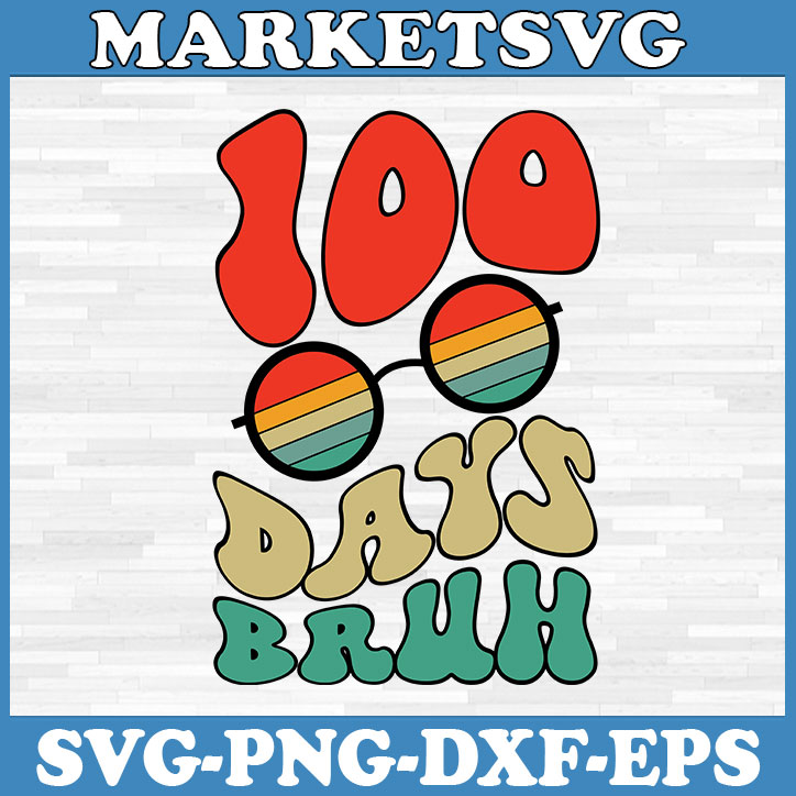 Bruh 100 Days Of School 100th Day Of School sunglasses | Inspire Uplift