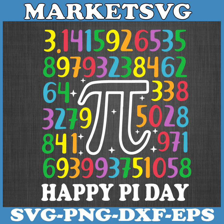 Happy Pi Day 3.14 Pi Symbol Funny Math Student Teacher Svg, | Inspire ...