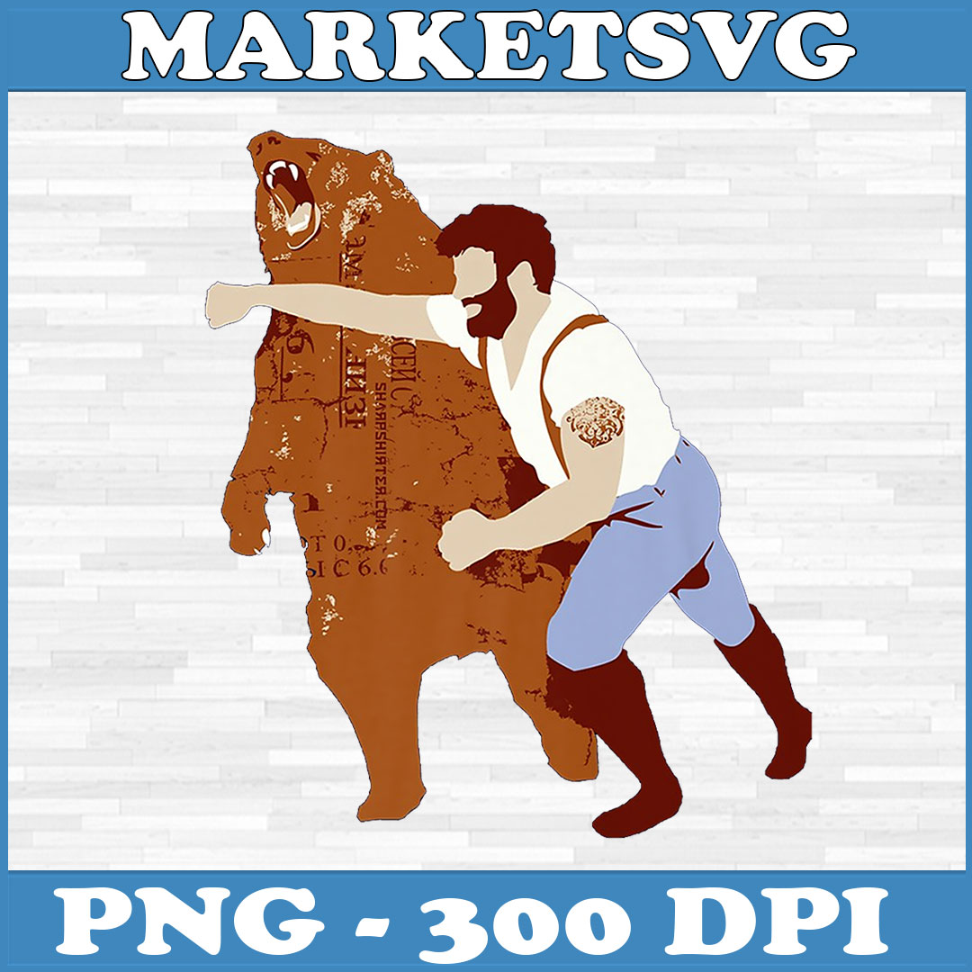 Guy Punching Bear Premium Png, PNG High Quality, PNG, Digita - Inspire ...