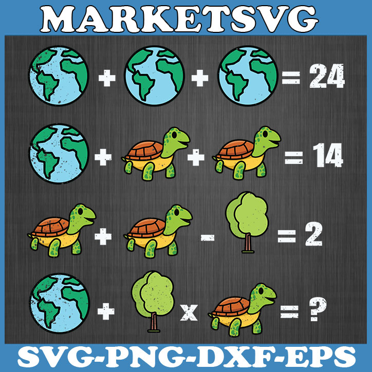 Math Teacher Svg, Earth Day Every Day Turtles Svg, Save The | Inspire ...
