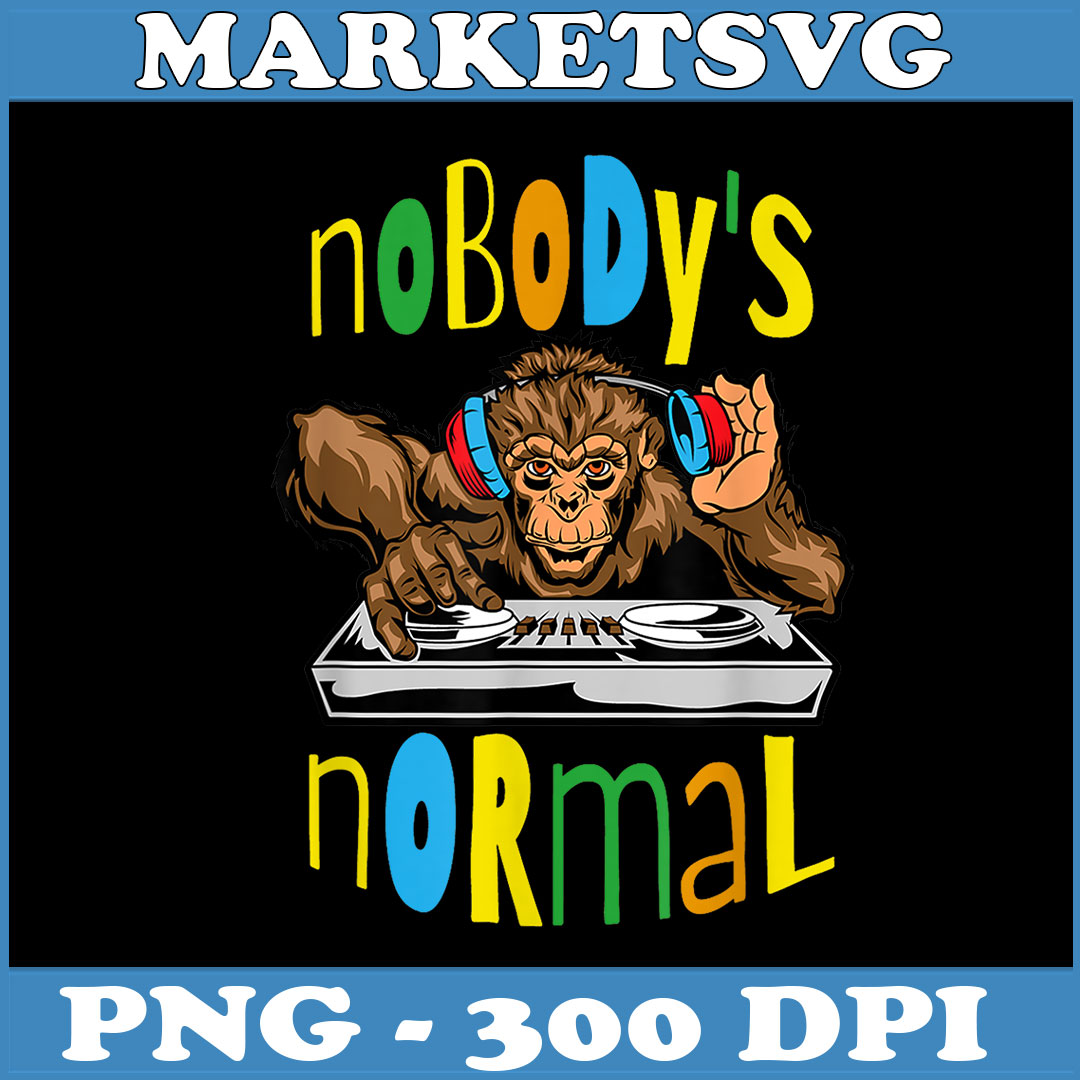 Nobodys Normal Png, Monkey DJ Inclusivity Png, Autism Spectr | Inspire ...