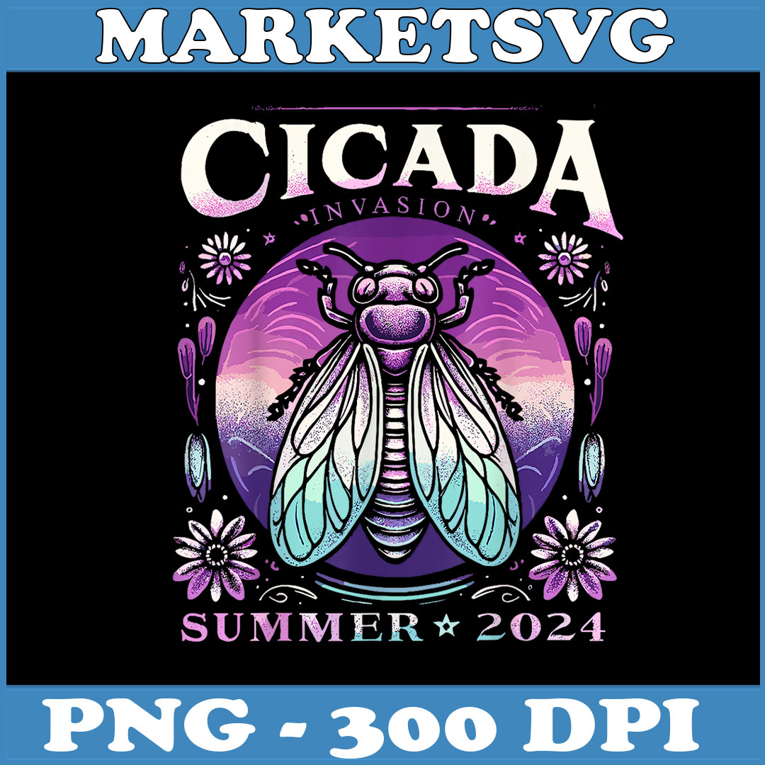 Cicada Invasion Tour 2024 Png, Broods XIX & XIII Cicada Png, | Inspire ...