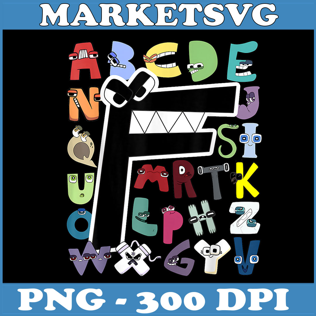 Funny Alphabet A to Z Lore Png, Letter for Kids Boys and Gir - Inspire ...