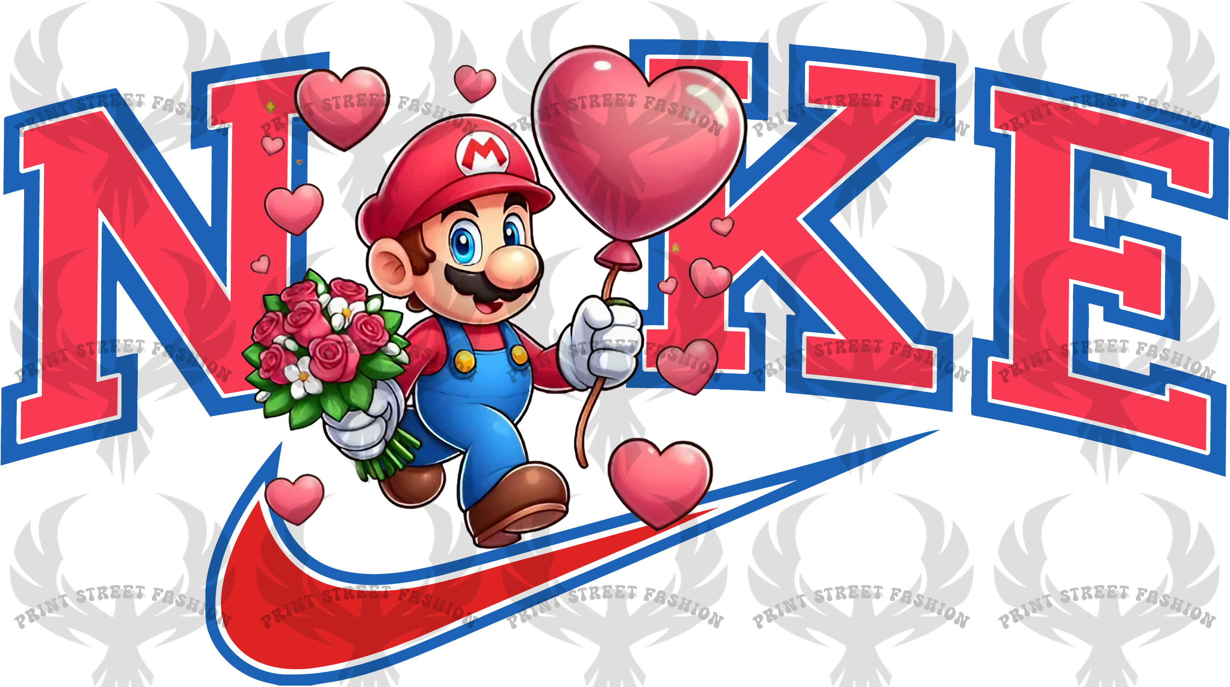 Nike Mario love SVG Digital Download | Inspire Uplift