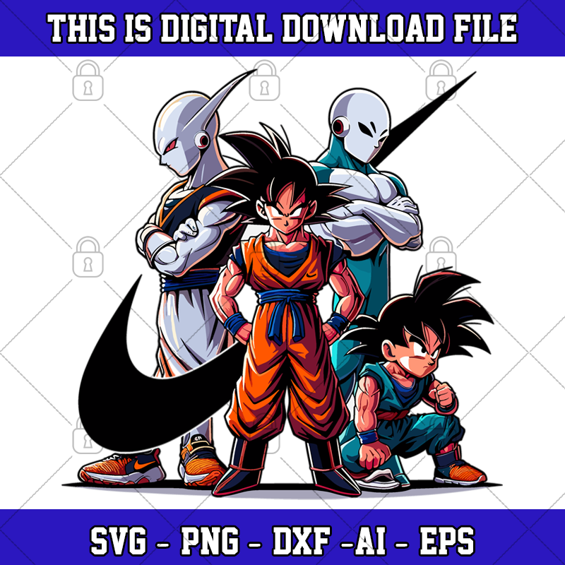 Nike Goku And Jiren (SVG) | Inspire Uplift
