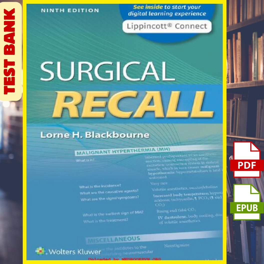 Surgical Recall 9th Edition | All Chapters | Inspire Uplift