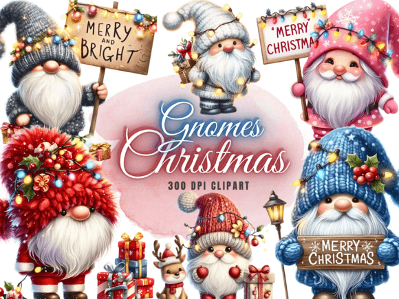 Christmas Clipart - Christmas Gnome PNG - Inspire Uplift